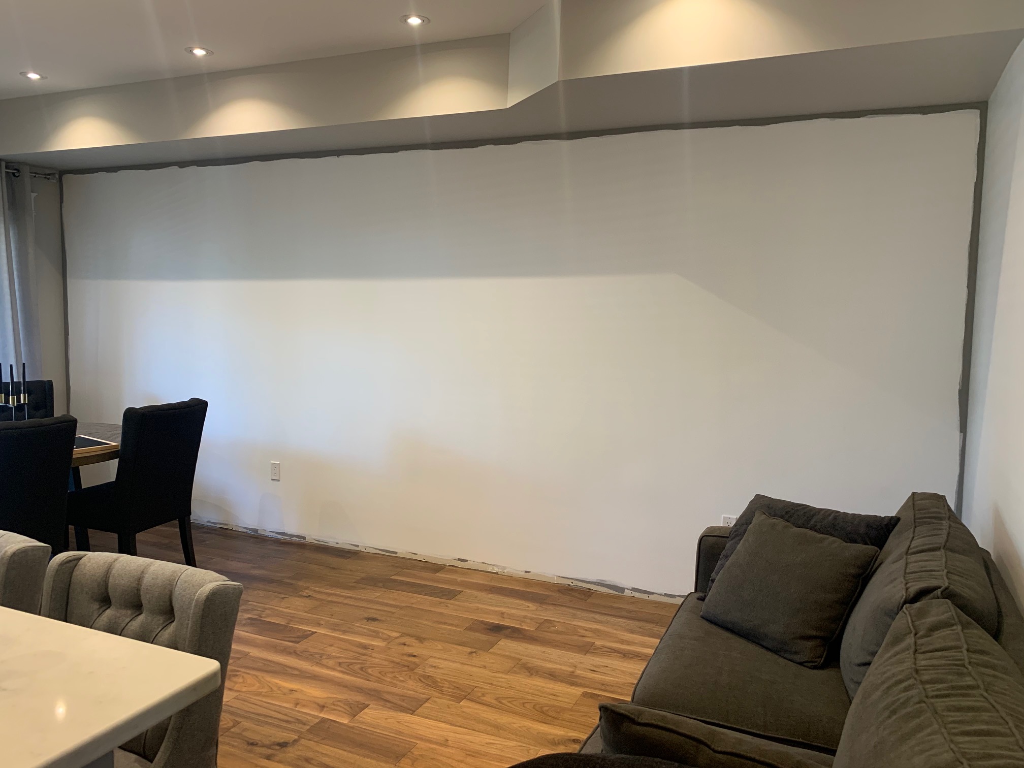 Our DIY Board and Batten Grid Wall