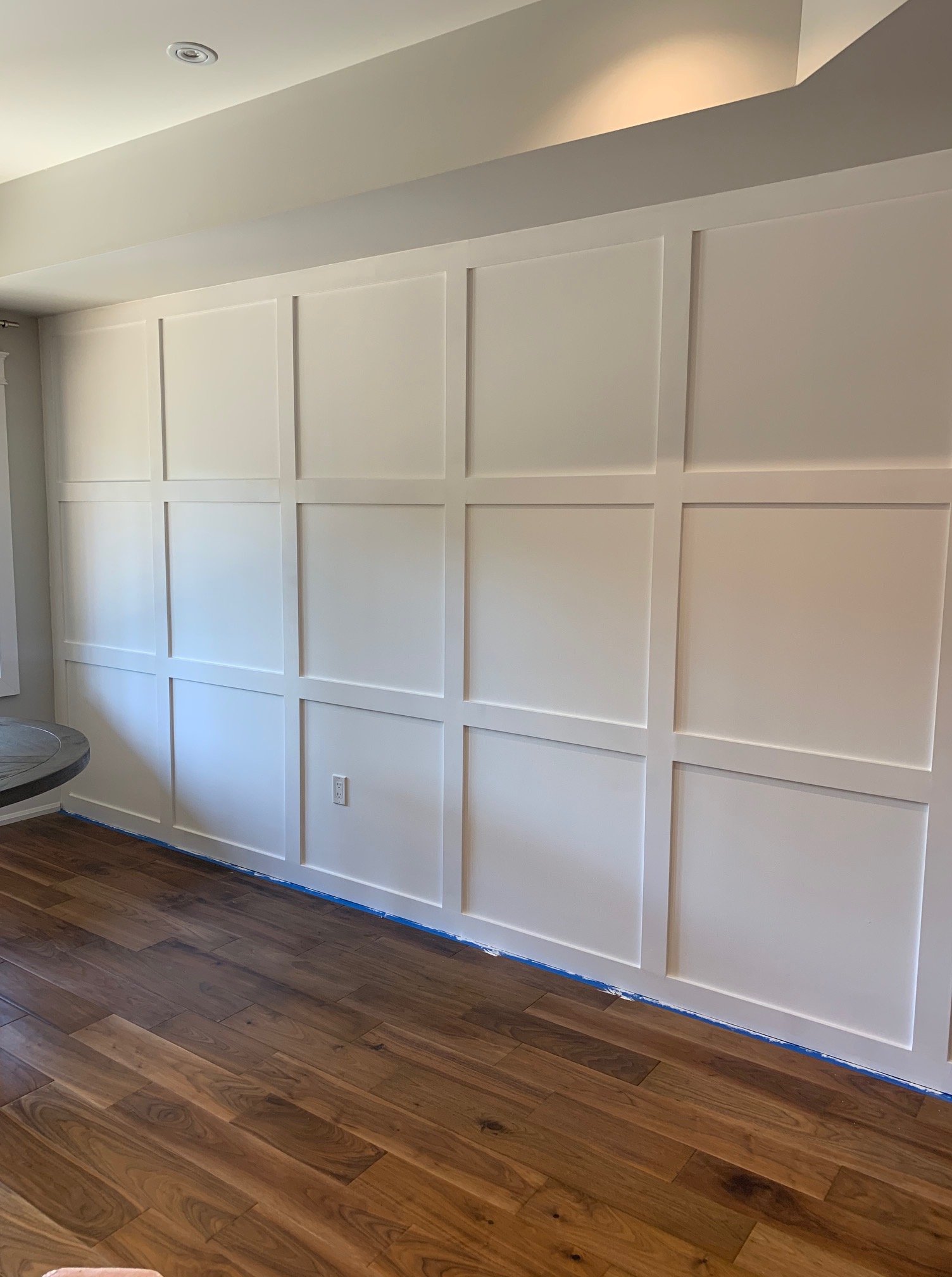 Our DIY Board and Batten Grid Wall