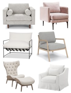 Sunday Favourites: Six Perfectly Neutral Accent Chairs for Sunday Lounging